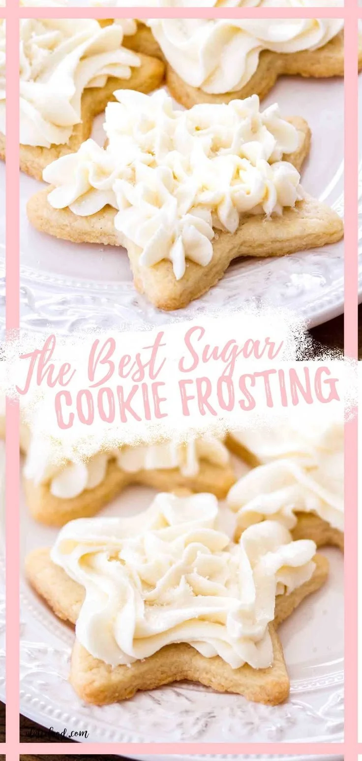 Easy Sugar Cookie Frosting (Vanilla Buttercream)